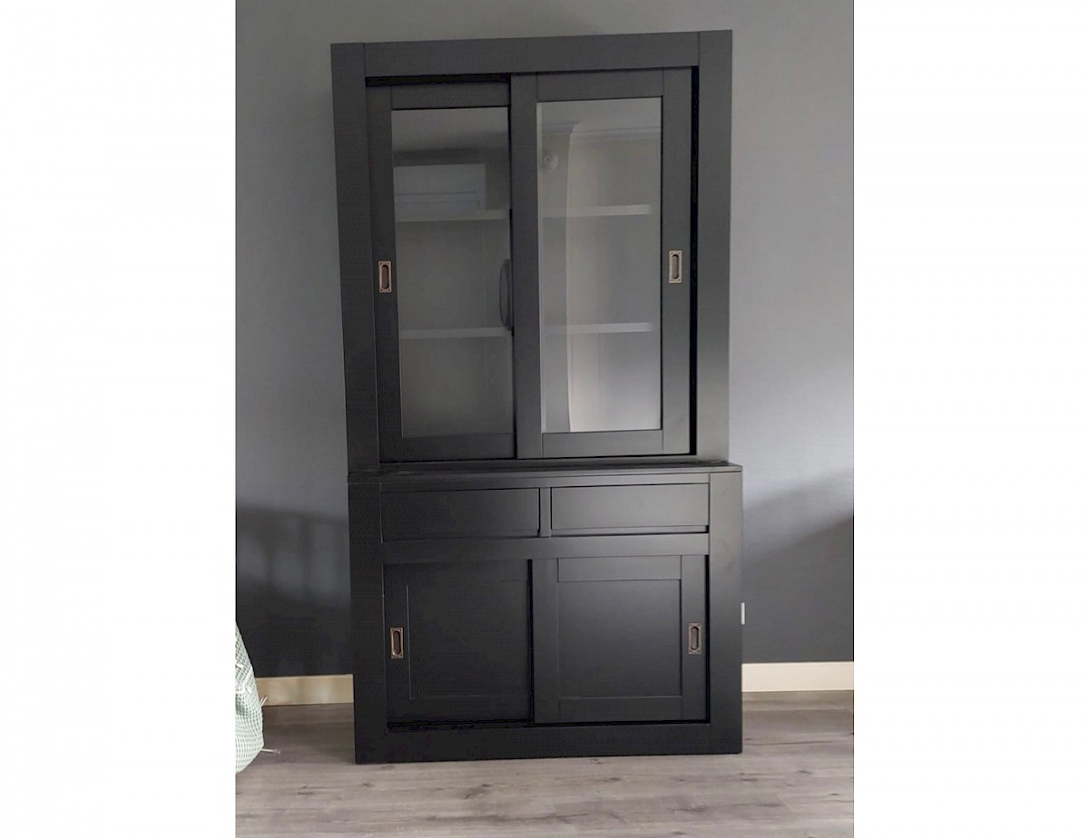 Buffetkast Mees Zwart/Zwart 120